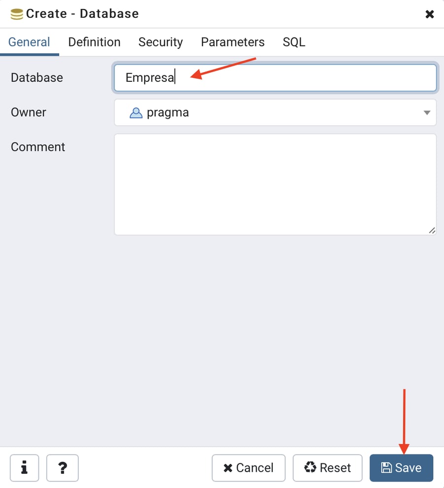 Cómo conectarse a una instancia de BD con PGAdmin